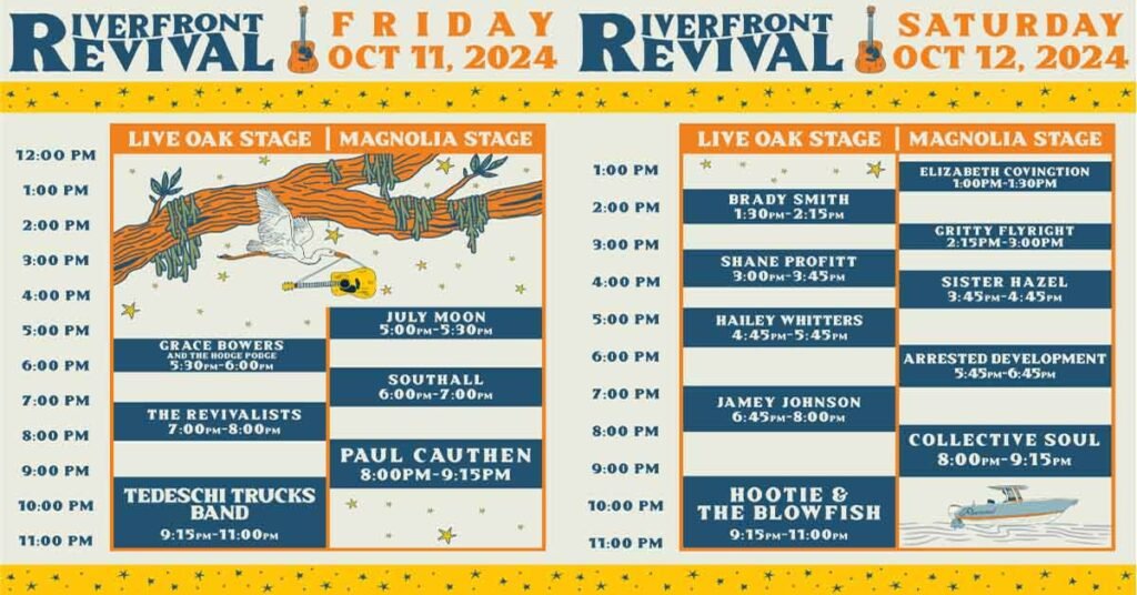 Darius Rucker’s Riverfront Revival Music Festival Releases Full Daily ...